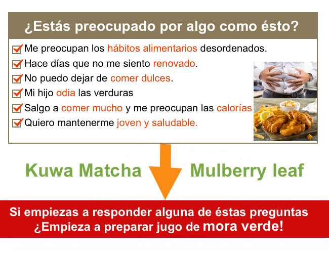 Kuwa Matcha Orgánico (Mulberry leaf tea powder) 60g – Grupo Fujiro